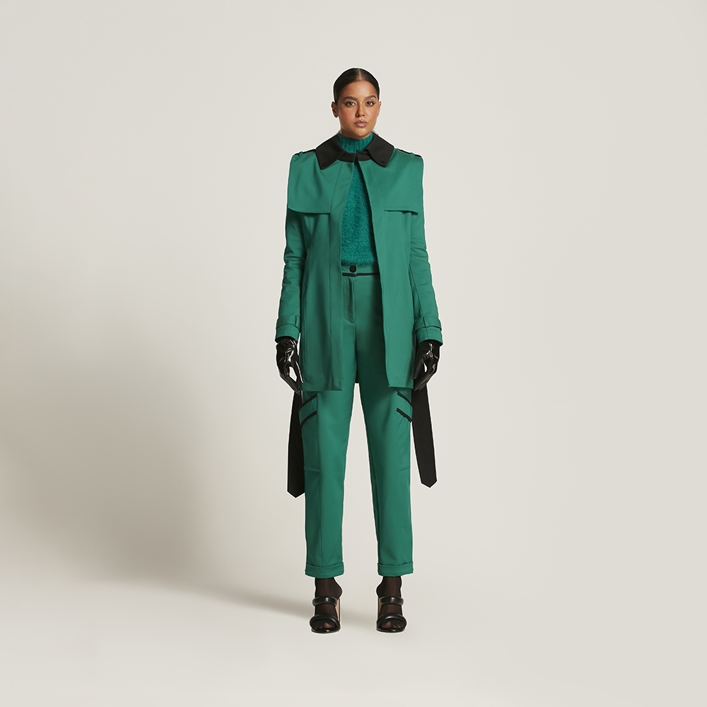 Calça Cargo Ginger Nostalgic Queen Preto e Verde